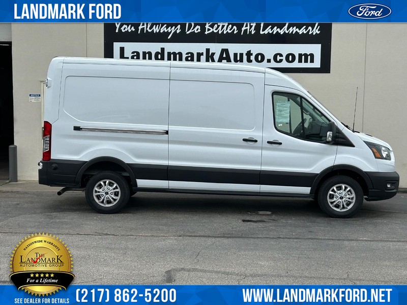 Pre-Owned 2025 Ford Transit Cargo Van T-250 148" Med Rf 9070 GVWR RWD Full-Size Van in ...